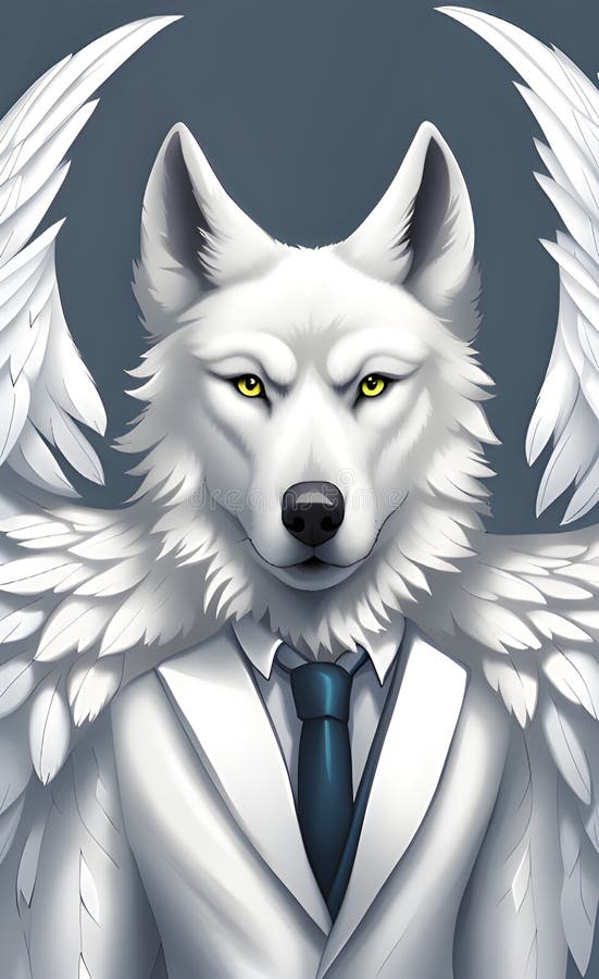 Angel Wolf Stock Illustrations – 621 Angel Wolf Stock Illustrations ...