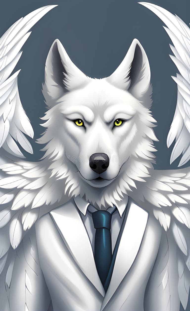 Angel Wolf Stock Illustrations – 621 Angel Wolf Stock Illustrations ...