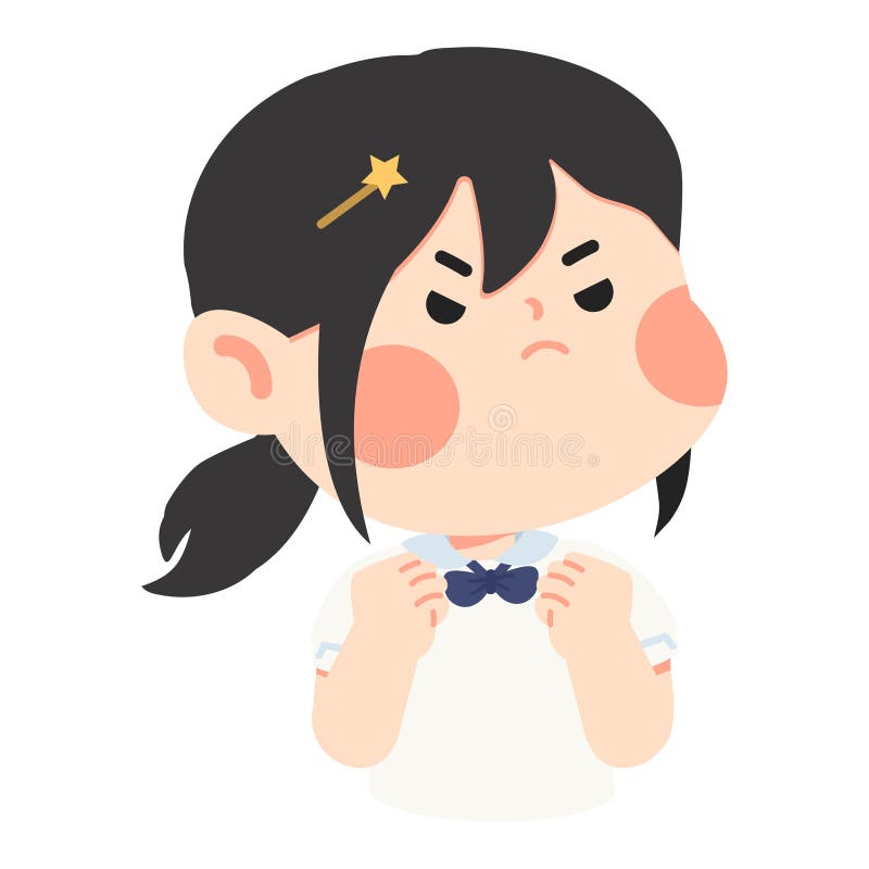 Angry Anime Schoolgirl Stock Illustrations – 115 Angry Anime Schoolgirl ...
