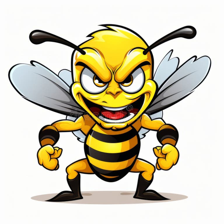 Angry Bee Mascot Stock Illustrations – 347 Angry Bee Mascot Stock ...