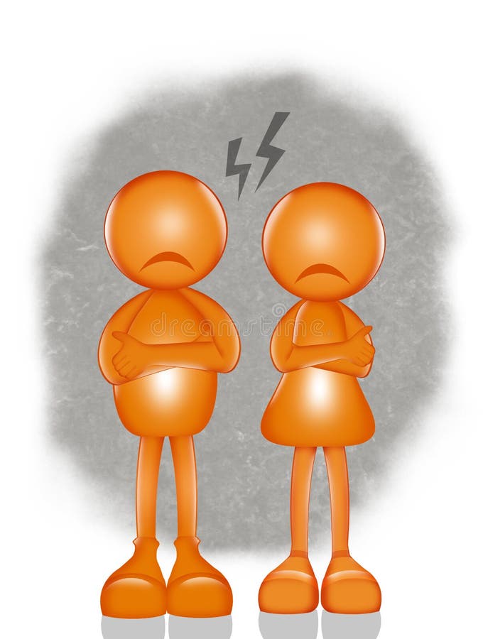 Angry Stick Figure Vector Illustration. Hand Drawn Upset Outburst ...