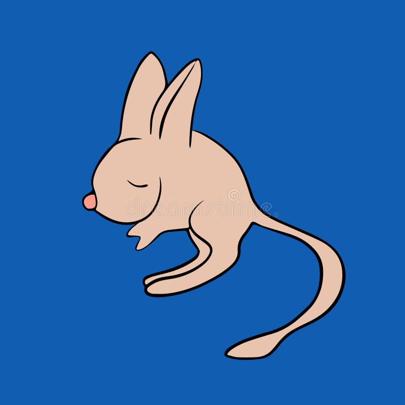 Illustration of the Animal Dipus. Stock Vector - Illustration of fauna ...