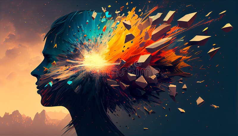 Exploding Emotions Stock Illustrations – 112 Exploding Emotions Stock ...