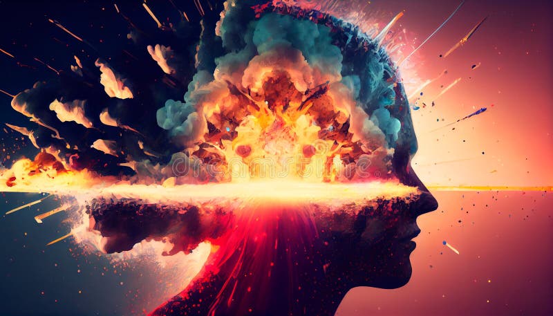 Exploding Emotions Stock Illustrations – 112 Exploding Emotions Stock ...