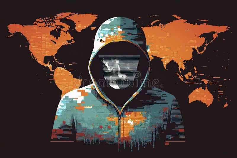 Illustration, from Anonymous Hacker, Generative Ai Stock Illustration ... Illustration, from Anonymous Hacker, Generative Ai Stock Illustration ...