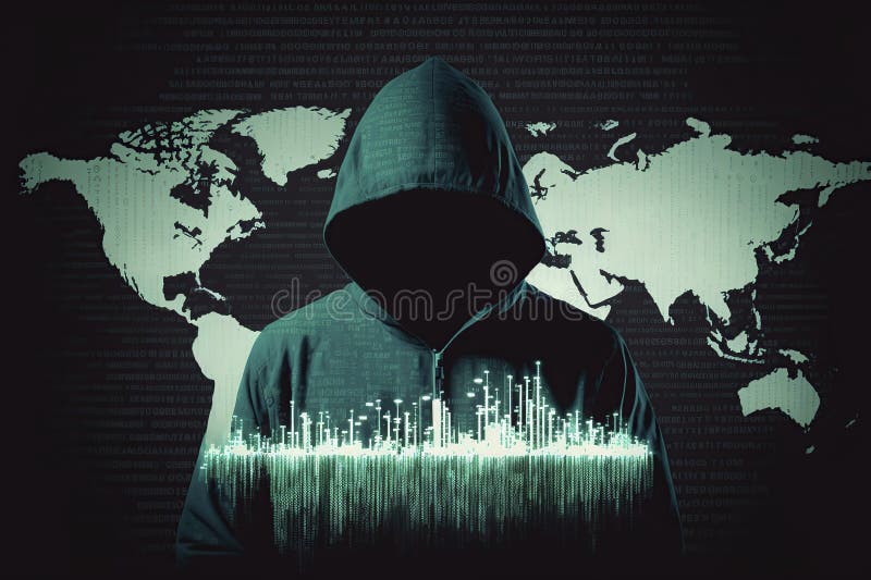 Illustration, from Anonymous Hacker, Generative Ai Stock Illustration ...
