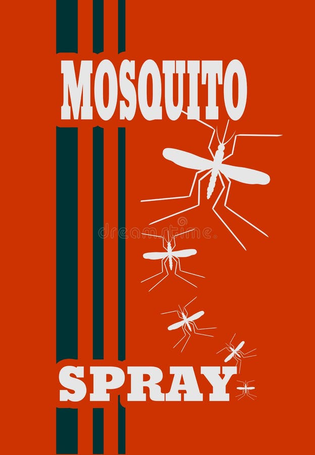 Stop Mosquito Label stock vector. Illustration of disease - 43006166