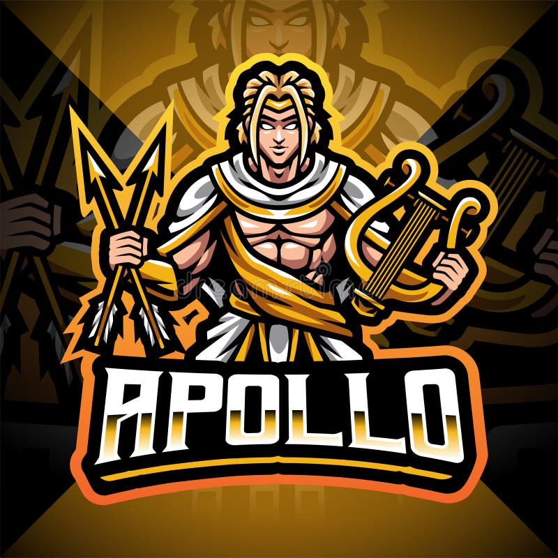 Apollo Esport Mascot Logo Design Stock Vector - Illustration of ...