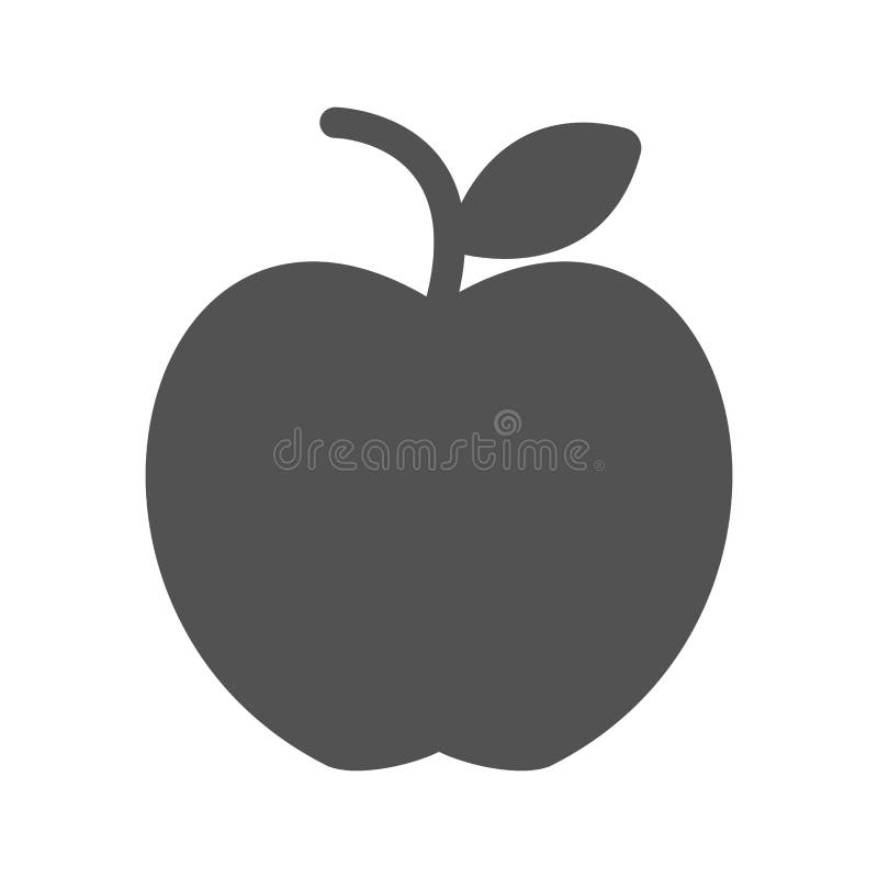 Illustration Apple Icon for Personal and Commercial Use. Stock ...