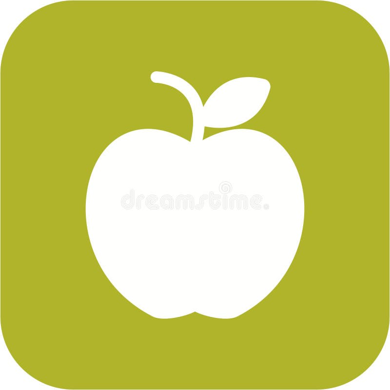 Illustration Apple Icon for Personal and Commercial Use. Stock ...