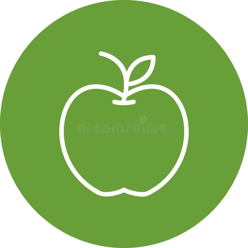 Illustration Apple Icon for Personal and Commercial Use. Stock ...