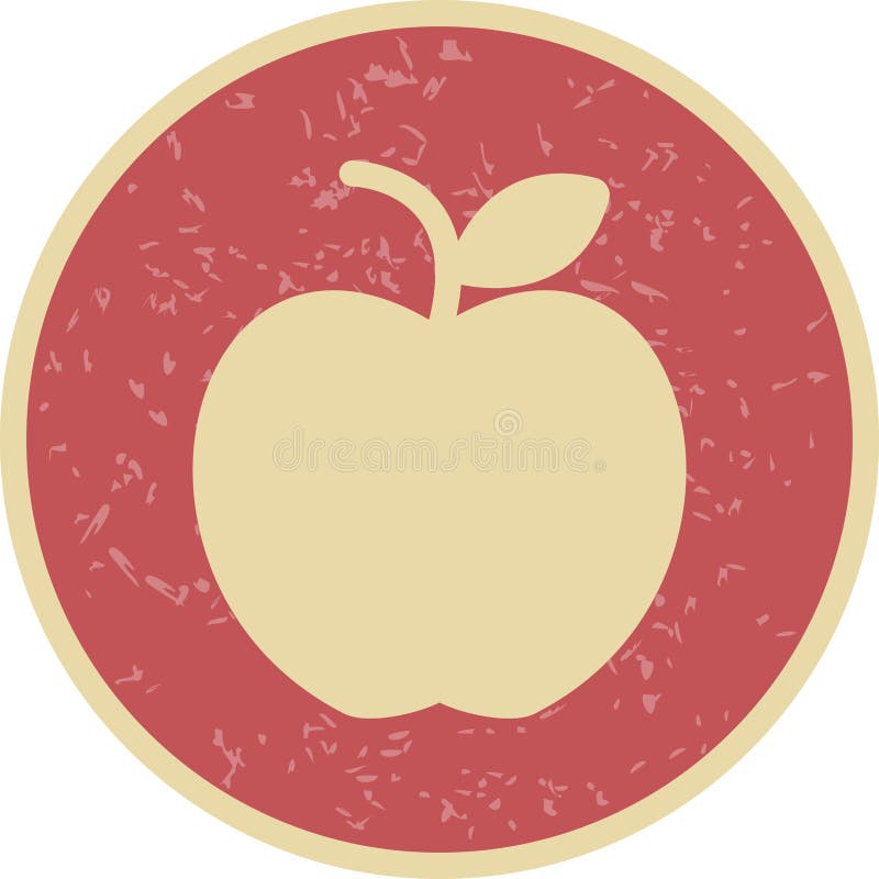 Illustration Apple Icon for Personal and Commercial Use. Stock ...