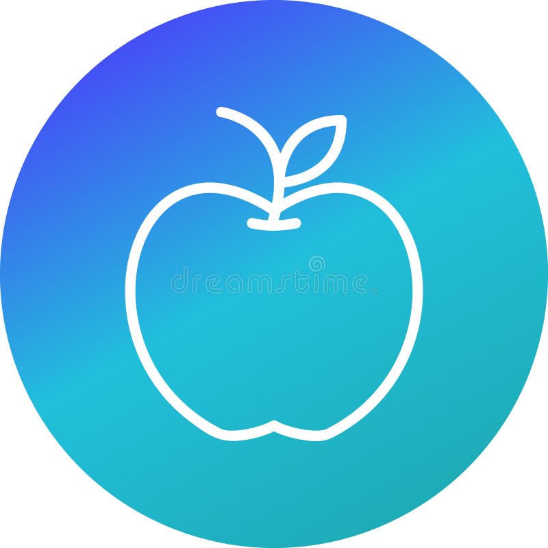 Illustration Apple Icon for Personal and Commercial Use. Stock ...