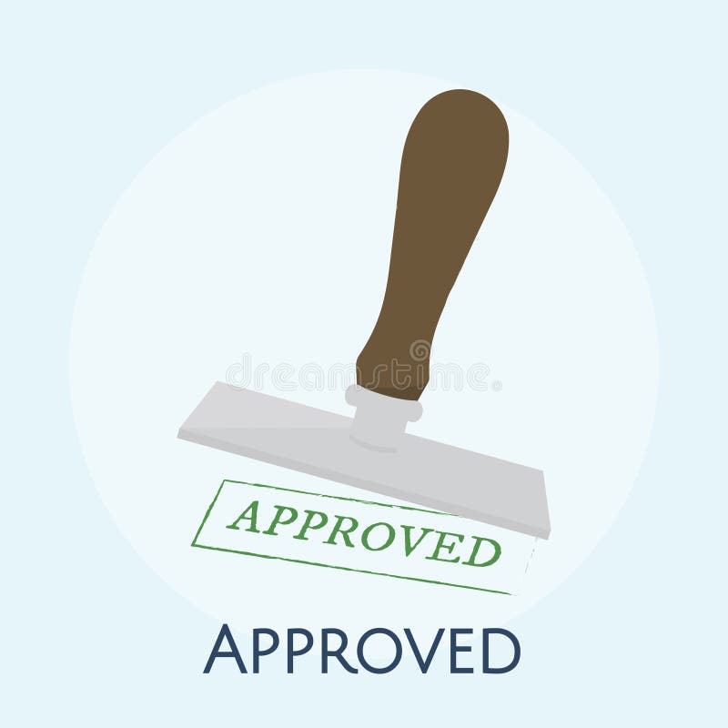 Verified Certified Affirm Authorised Approve Concept Stock Image ...