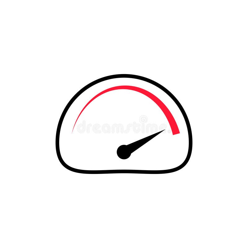 Illustration with Arrow Full Tank. Vector Illustration. Stock Image ...