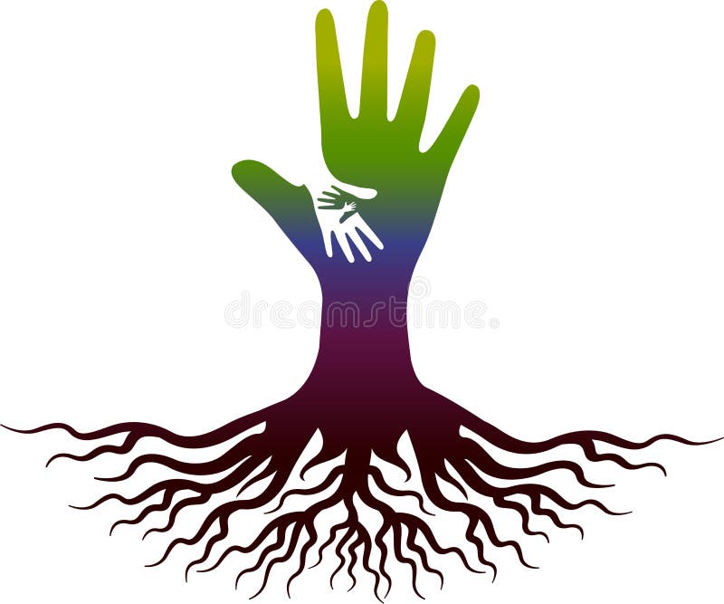 Hand Tree Root Logo Stock Illustrations – 428 Hand Tree Root Logo Stock ...