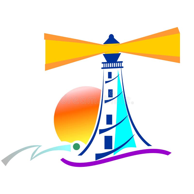 Yellow Lighthouse Silhouette Stock Illustrations – 195 Yellow ...