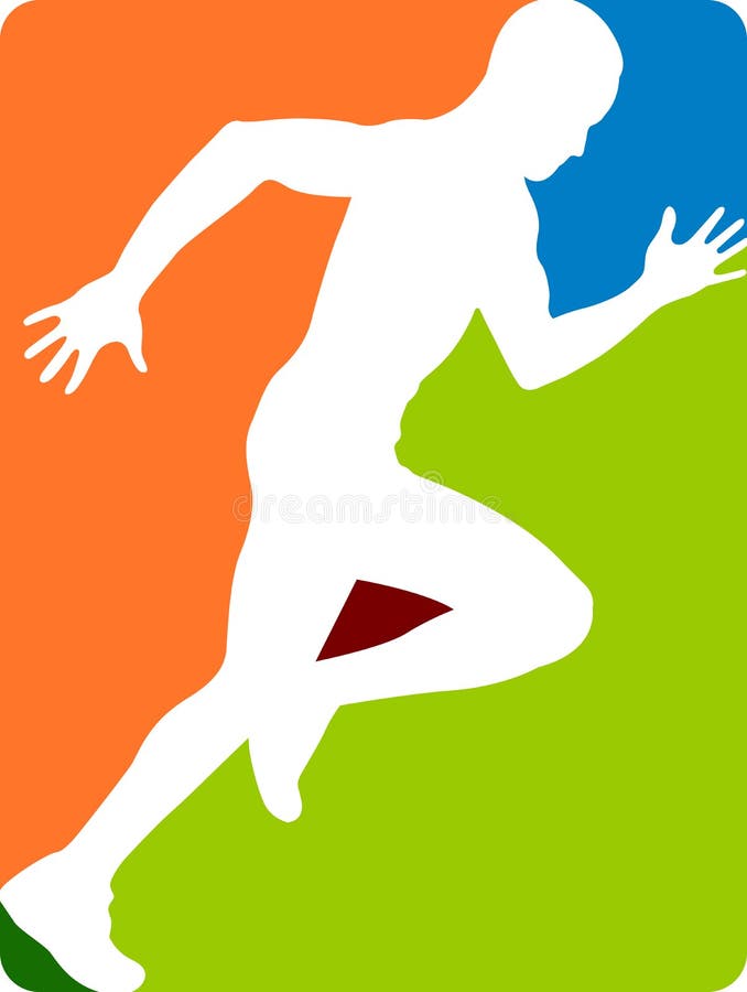 Free Clipart Running Man