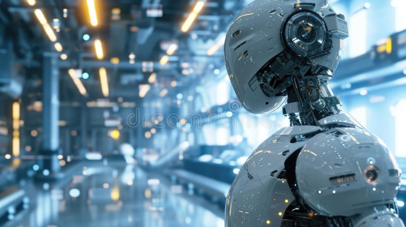 Illustration of Artificial Intelligence and Humans Stock Illustration ...