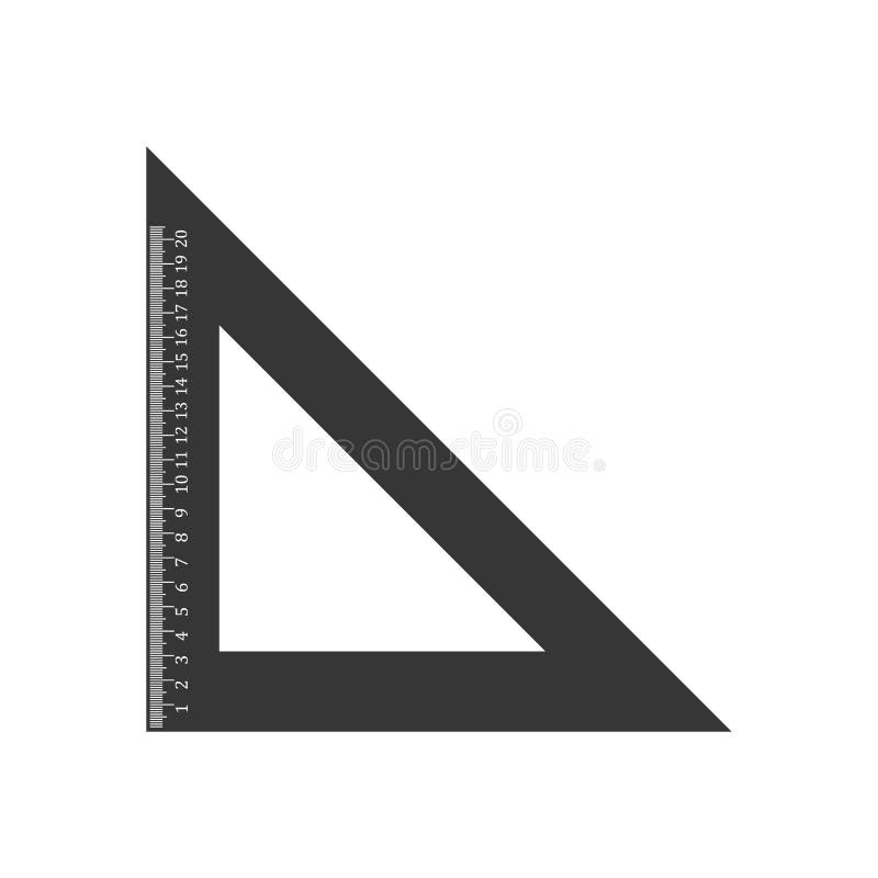Illustration Au Trait Triangle Illustration de Vecteur - Illustration ...