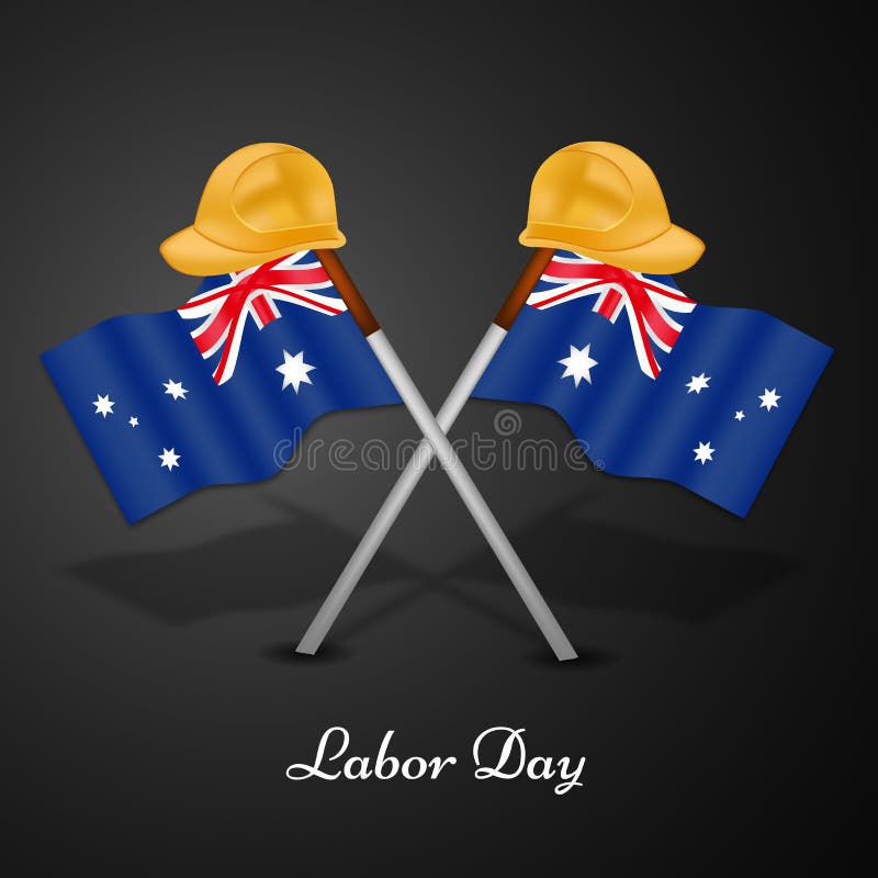 Illustration of Australia Labor Day Background Stock Vector ...