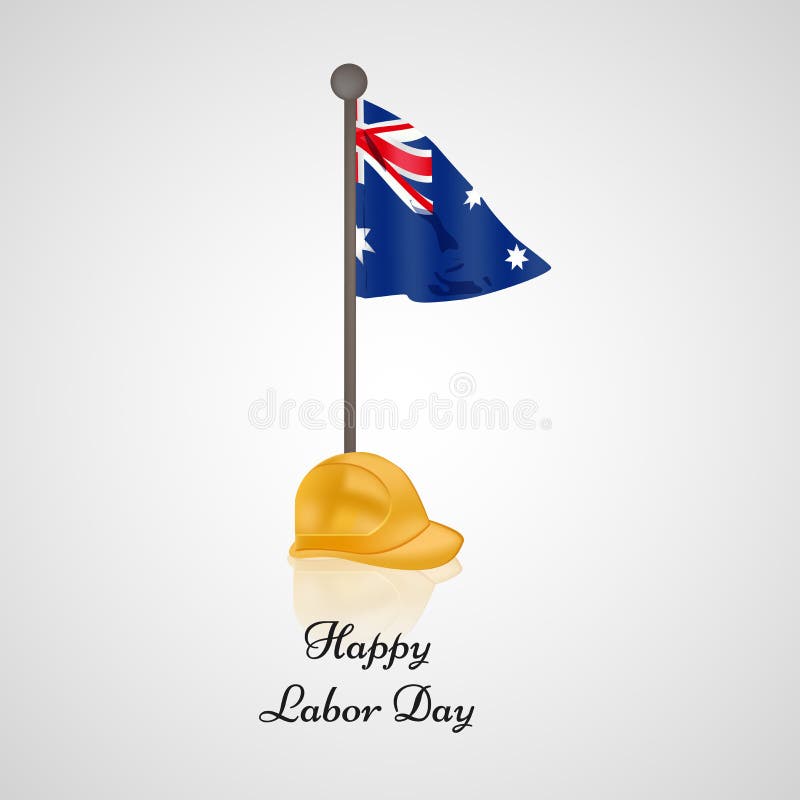 Illustration of Australia Labor Day Background Stock Vector ...