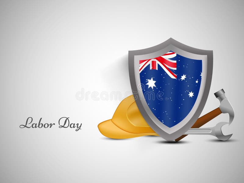 Illustration of Australia Labor Day Background Stock Vector ...