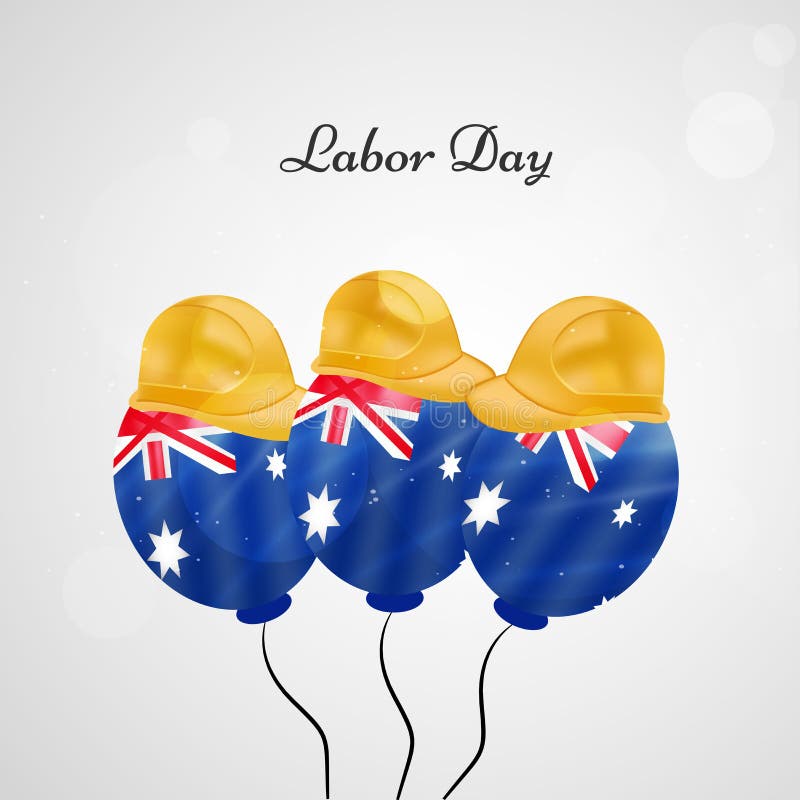 Illustration of Australia Labor Day Background Stock Vector ...