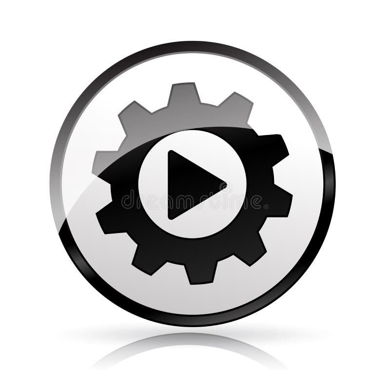 Black Automation Vector Icon Design Stock Vector - Illustration of ...