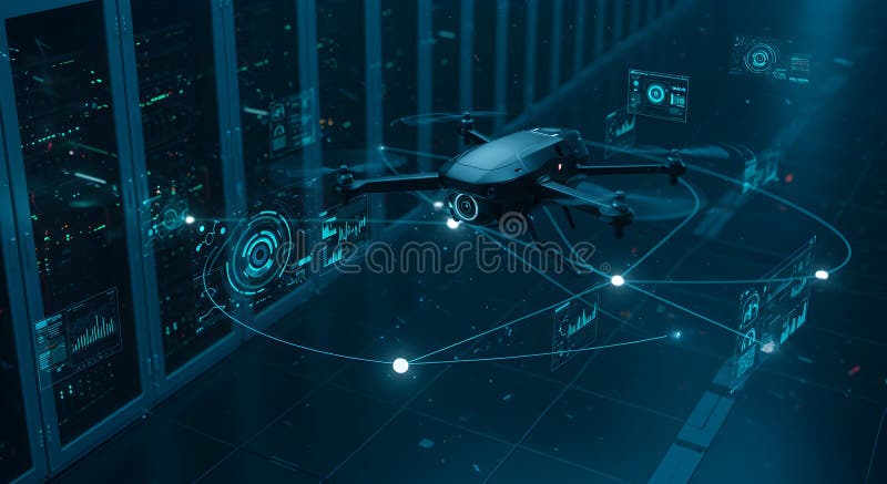 Autonomous Drone Performing Data Analysis in Advanced Server Room ...