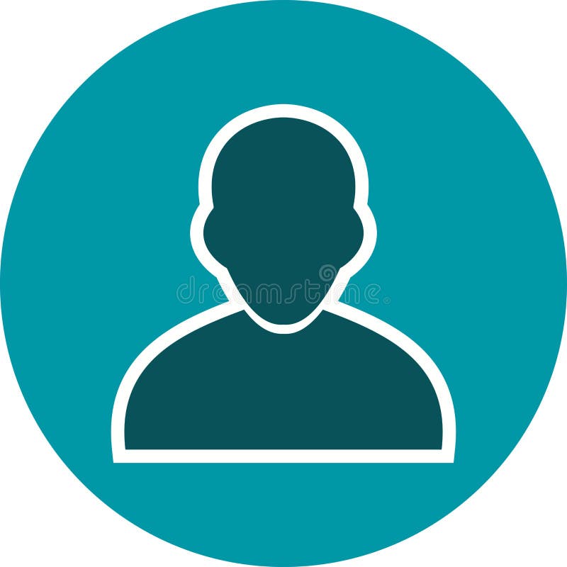 Illustration Avatar Icon stock illustration. Illustration of sign ...
