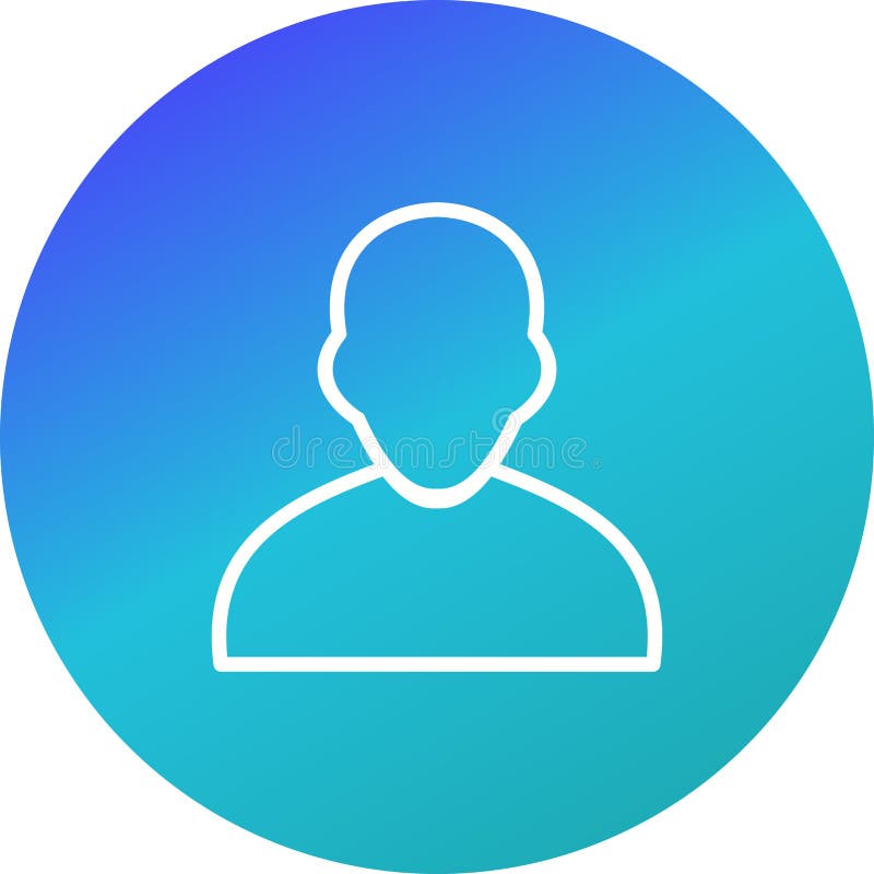 Illustration Avatar Icon stock illustration. Illustration of graphic ...
