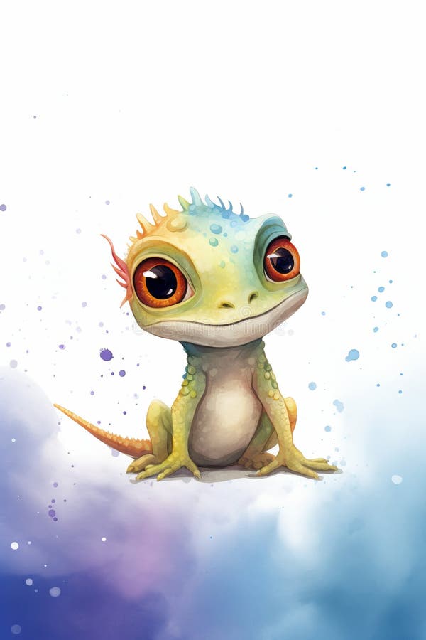 Baby Gecko Drawing Stock Illustrations – 199 Baby Gecko Drawing Stock ...