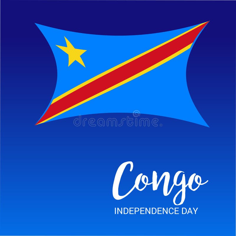 Congo Independence Day. stock illustration. Illustration of celebration ...