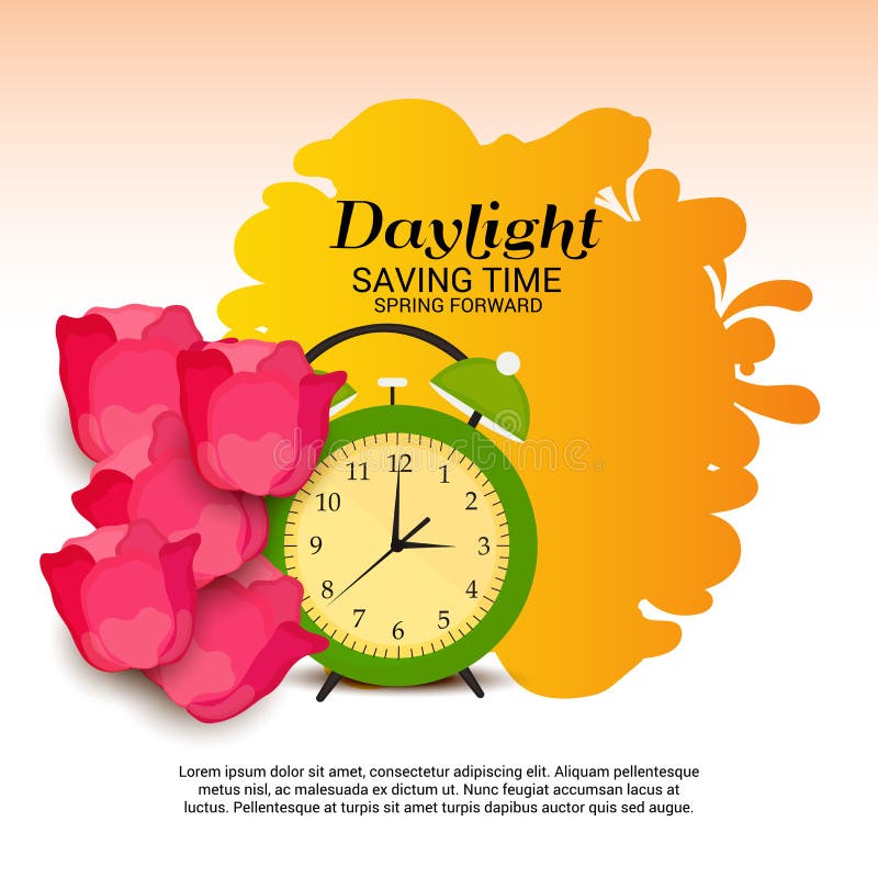Daylight Saving Time. stock illustration. Illustration of abstract ...