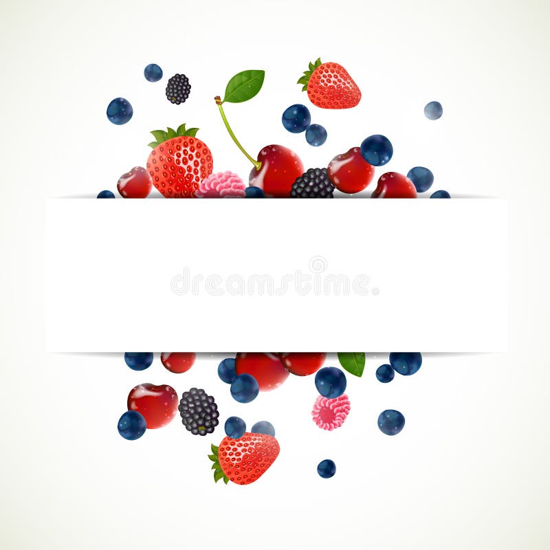 Simple Strawberry Background Design Stock Vector - Illustration of ...
