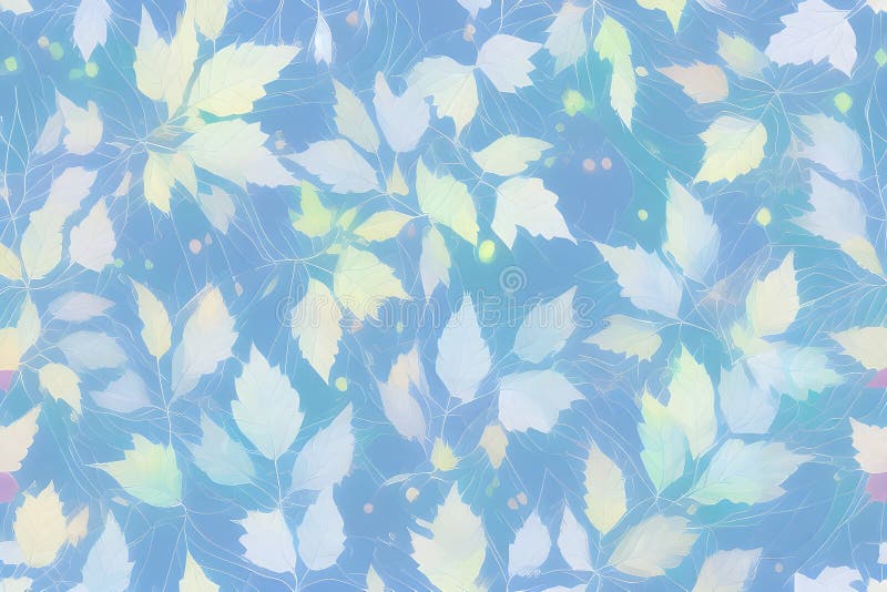 Illustration Background Image Colorful Leaves Many Forms Many Types ...