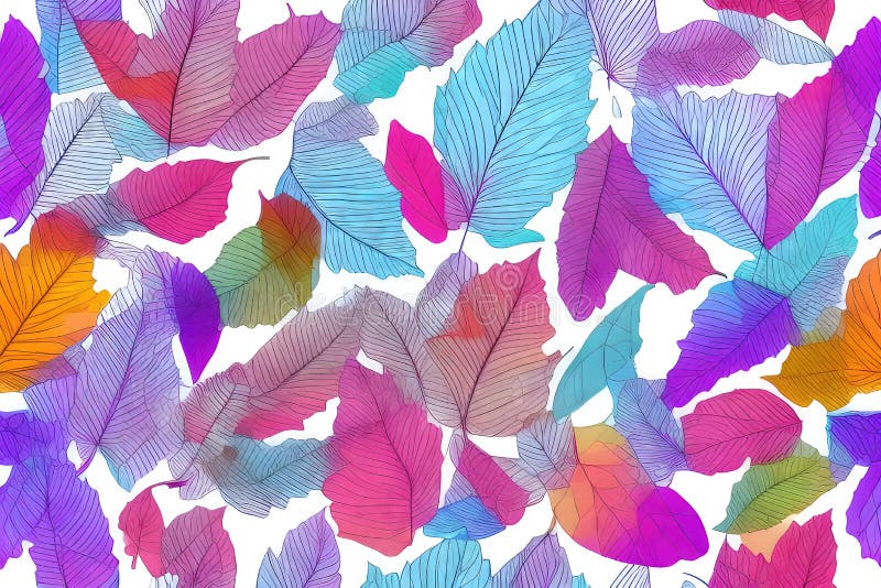 Illustration Background Image Colorful Leaves Many Forms Many Types ... Illustration Background Image Colorful Leaves Many Forms Many Types ...