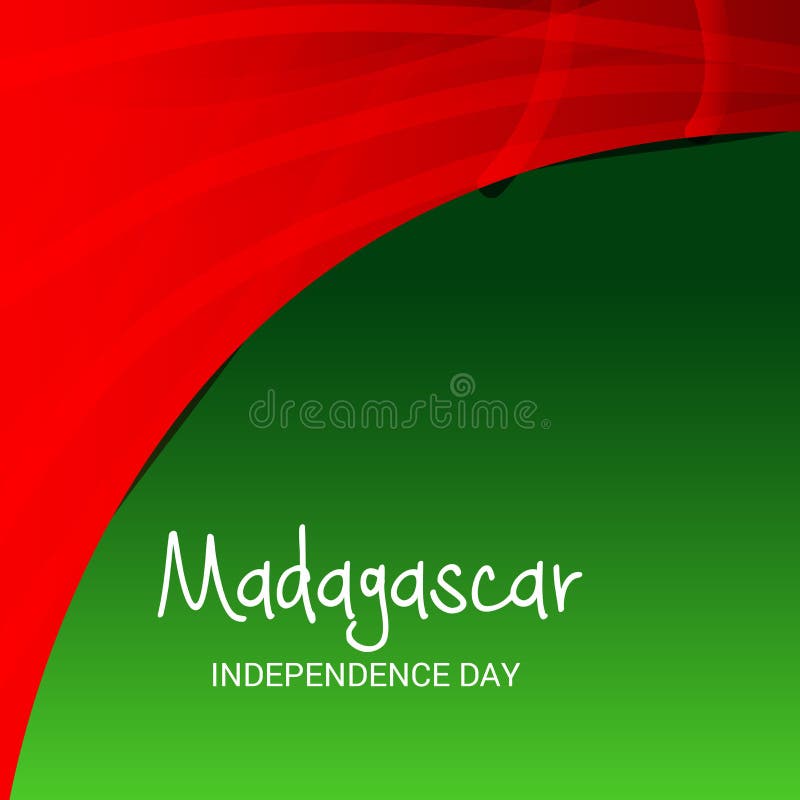 Madagascar Independence Day. Stock Illustration - Illustration of ...