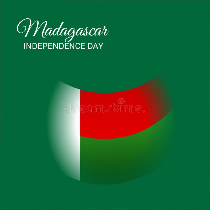 Madagascar Independence Day. Stock Illustration - Illustration of ...