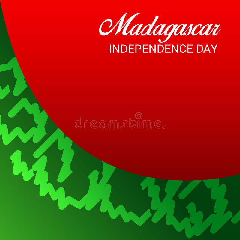 Madagascar Independence Day. Stock Illustration - Illustration of ...