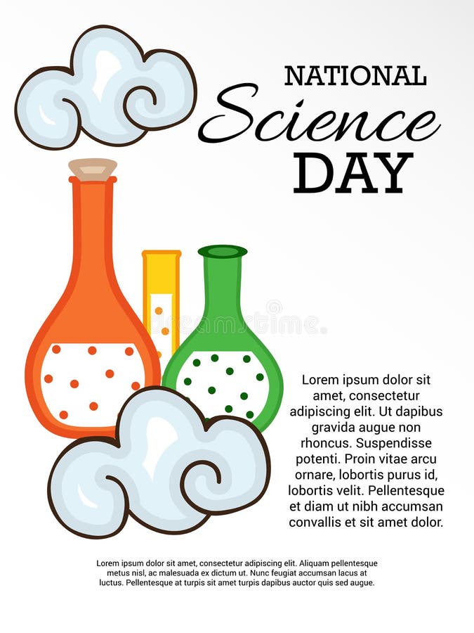 Science Day. stock illustration. Illustration of chemistry - 65402253