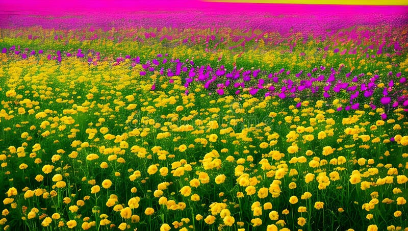 Illustration of Floral, Meadows Background Texture Stock Illustration ...