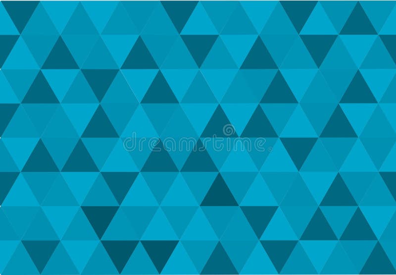 Background with Triangles in Cold Colors Stock Vector - Illustration of ...