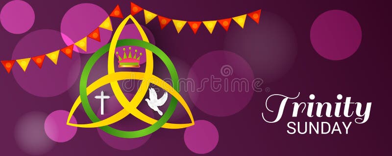 Trinity Sunday. stock illustration. Illustration of catholic - 117136016