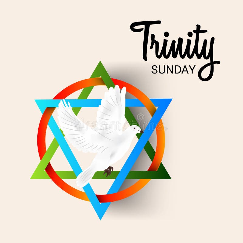 Trinity Sunday. stock illustration. Illustration of confirmation ...