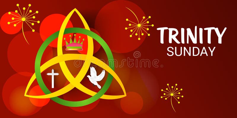Trinity Sunday. stock illustration. Illustration of rings - 117209964