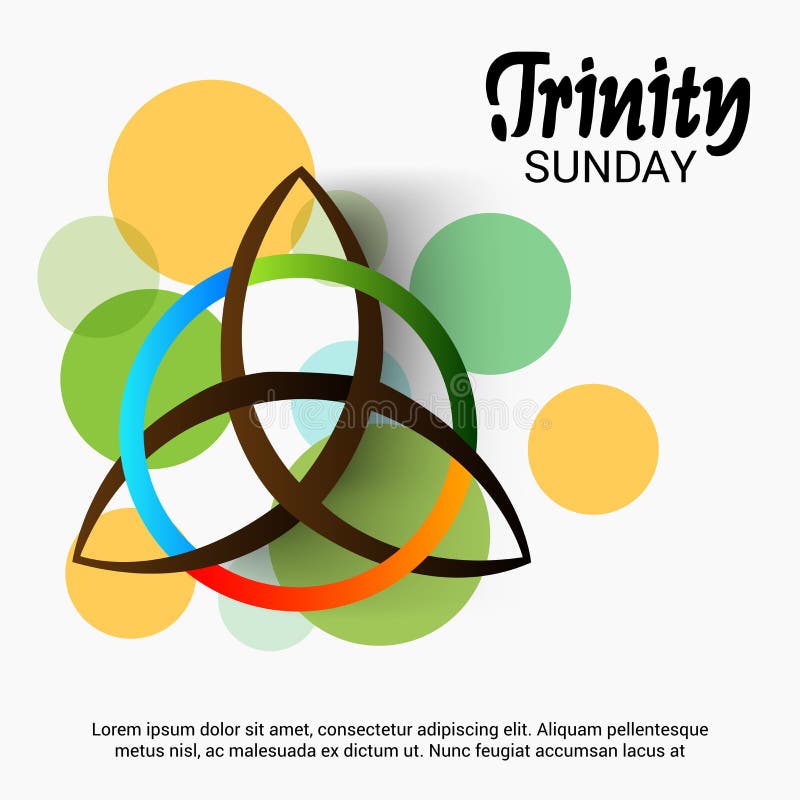 Trinity Sunday. stock illustration. Illustration of peace - 117138600