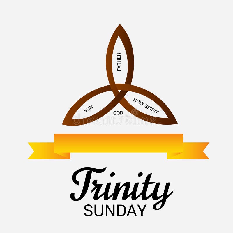 Trinity Sunday. stock illustration. Illustration of pentecost - 117139446