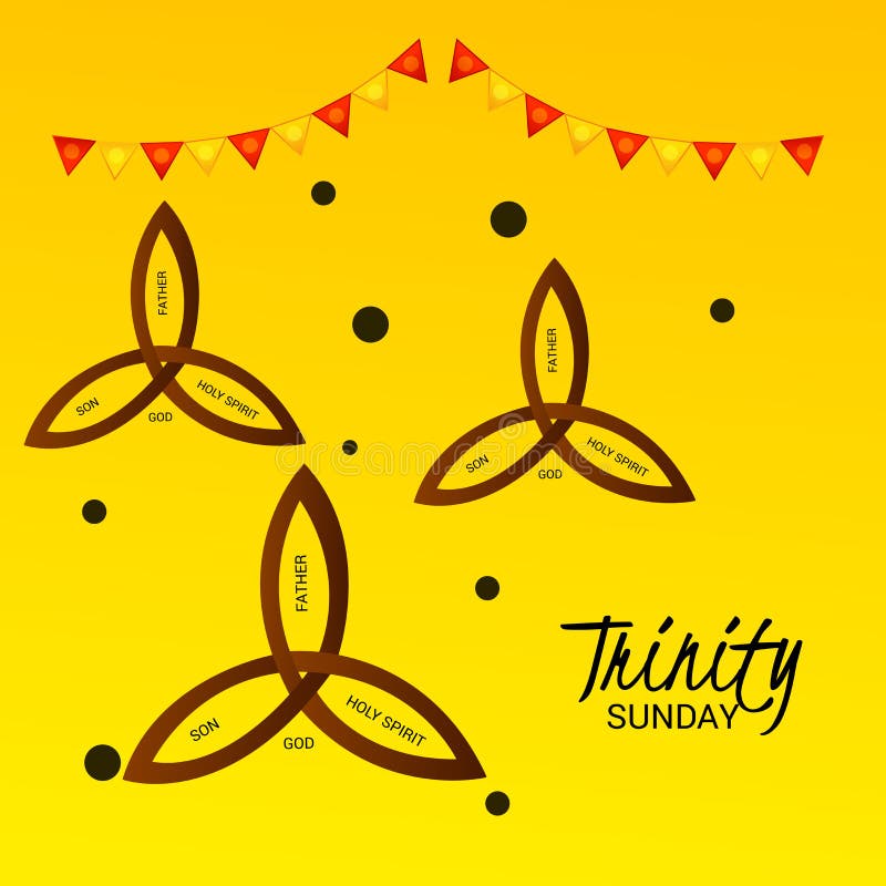 Trinity Sunday. stock illustration. Illustration of praying - 117140706